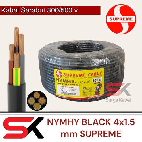 Jual NYYHY 4x1.5 mm SUPREME | NYMHY BLACK 4x1.5 mm | NYYHY 4 x 1.5 mm SUPRE - Jakarta Barat ...