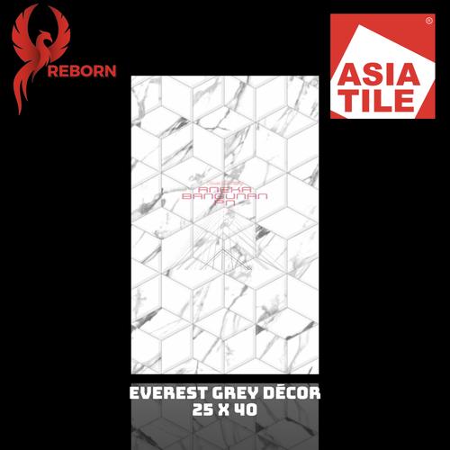 Jual Keramik Dinding ASIA tile - EVEREST series 25x40cm KW A - Grey ...