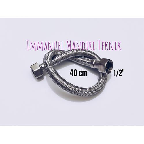 Jual Selang Flexible 1/2 40 cm/ Selang Flexible Anyam 1/2 40cm ...