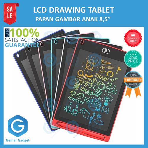 Jual LCD Drawing Writing Tablet 8.5" Papan Tulis Gambar Anak Board Pad ...