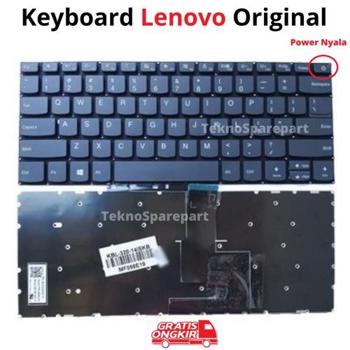 Jual Keyboard Lenovo Ideapad 320 320-14 320-14ISK Tombol Power Nyala ...