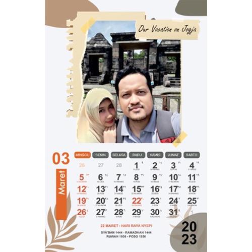 Jual Kalender Dinding Custom | Kalender Custom | Kalender Aesthetic Custom - Pmandangan CSTM, 1 ...