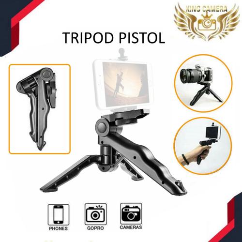 Jual Tripod Mini Foldable Pistol For Action Camera Kamera & Smartphone ...