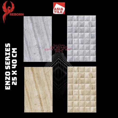 Jual Keramik Dinding ASIA tile - ENZO series 25x40 KW A - Cream ...