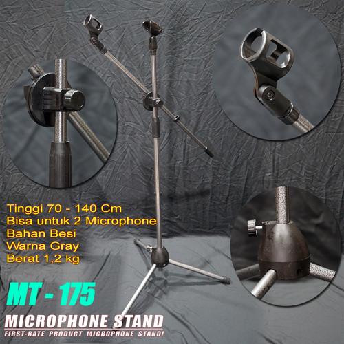 Jual STAND MIC / STANDING MICROPHONE BERDIRI LANTAI TRIPOD MT-175 - MT ...