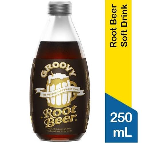 Jual GROOVY Root Beer soft drink 250ml 250 ml botol kaca - Jakarta ...