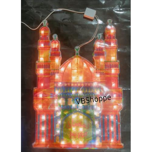Jual JUMBO LAMPU LED MASJID LEBARAN IDUL FITRI RAMADHAN KAREEM KABAH ...