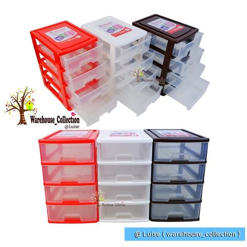 Jual Laci small Container Susun 3 dan 4 / Rak Container / mini Drawer ...