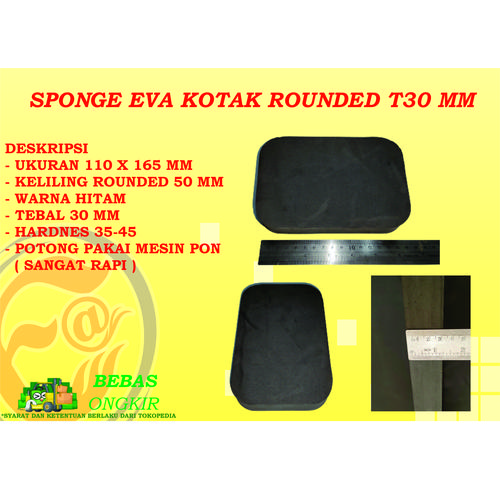 Jual KOTAK SPONGE EVA UKURAN 16.5 X 11 CM TEBAL 3 CM - Kota Bekasi ...