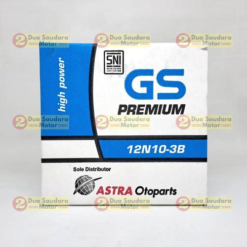 Jual Aki Battery Accu GS Astra 12N10-3B Basah Motor Roda Tiga Viar ...
