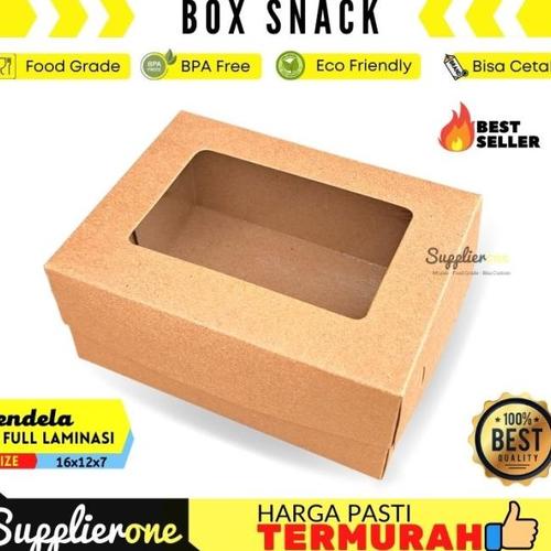 Jual dus snack / dus kue / dus cemilan / box makanan / kotak cemilan ...