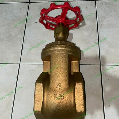 Jual GATE VALVE KITZ BRASS CLASS 125 UKURAN 4 INCHI, DRAT/SCREW ORIGINAL - Jakarta Barat ...