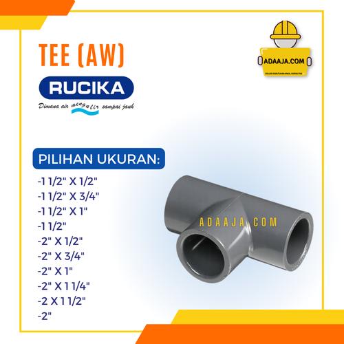 Jual Sambungan Pipa T Rucika Tee pipa PVC - 2" - Kota Makassar ...