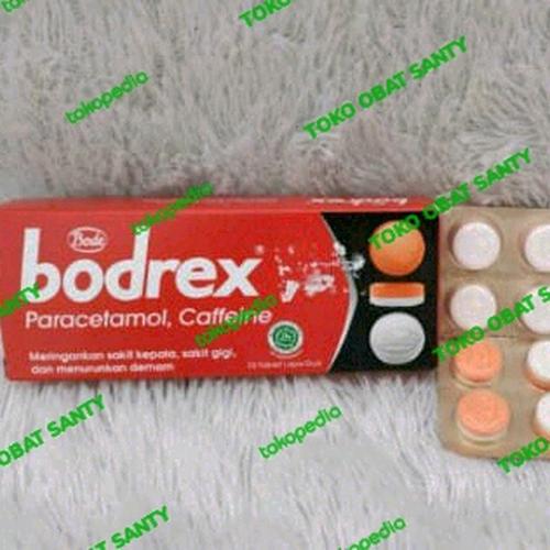 Jual BODREX PARACETAMOL CAFFEINE 1 BOX ISI 20 TABLET OBAT DEMAM /SAKIT ...