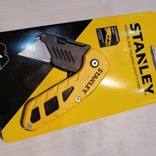 Jual Stanley STHT10424 Fixed Blade Folding Utility Knife/ Cutter Lipat ...
