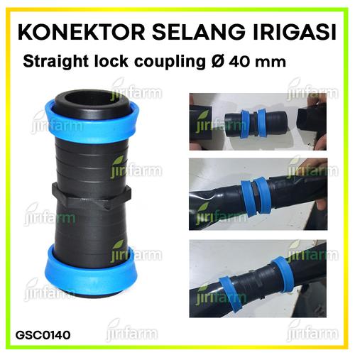 Jual Konektor Selang Irigasi pertanian Ø 40 mm Straight Lock Coupling ...