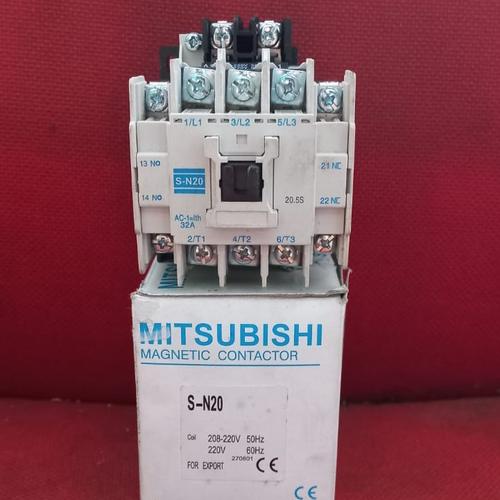 Jual Kontaktor / Contactor Mitsubishi S-N20 SN-20 SN 20 SN20 220V ...