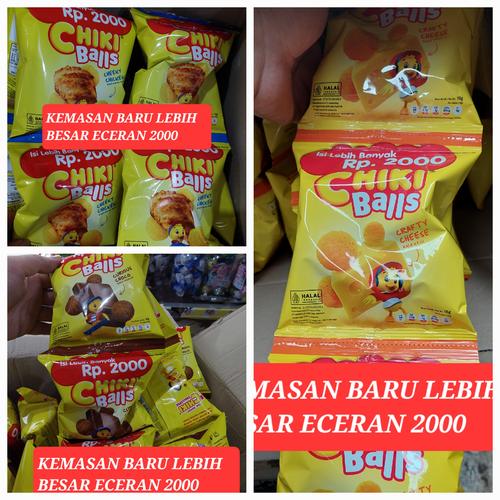 Jual CHIKI BALLS KEMASAN BARU ECERAN 2000 1 RENCENG ISI 10 - AYAM ...