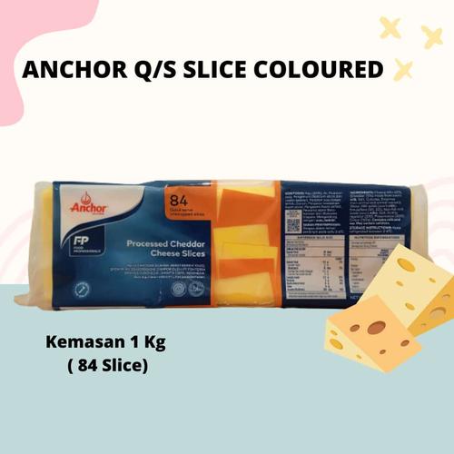 Jual RED CHEESE CHEDDAR SLICE QUICK MELT ANCHOR - 28 Pcs - Jakarta ...