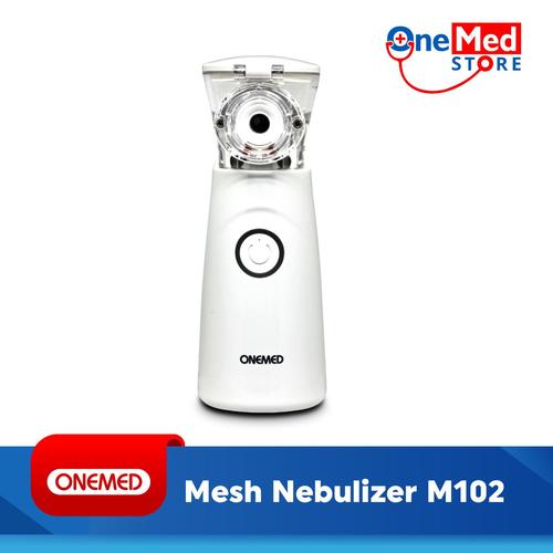 Jual Mesh Nebulizer OneMed M 102 Portable / Alat Uap Bantu Pernafasan ...