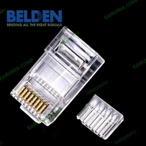 Jual Belden connector RJ45 Cat 6 Konektor rj45 cat6 Belden original ...