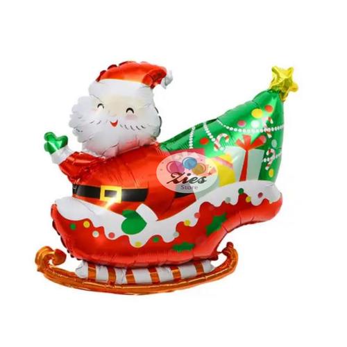 Jual Balon Foil Kereta Santa Jumbo / Balon Natal Sinterklas / Balon ...