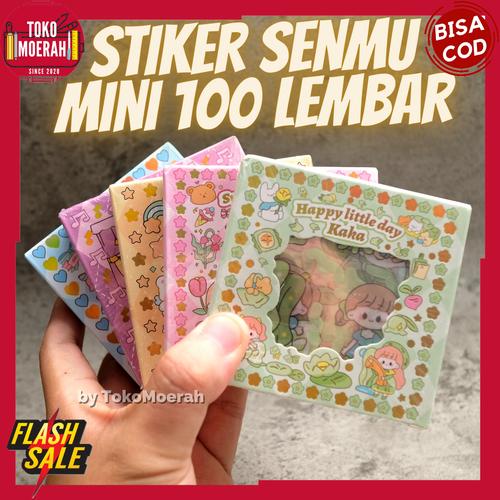 Jual STIKER SENMU MINI 100 LEMBAR STICKER MOMO 100 BOX KECIL MURAH UNIK ...