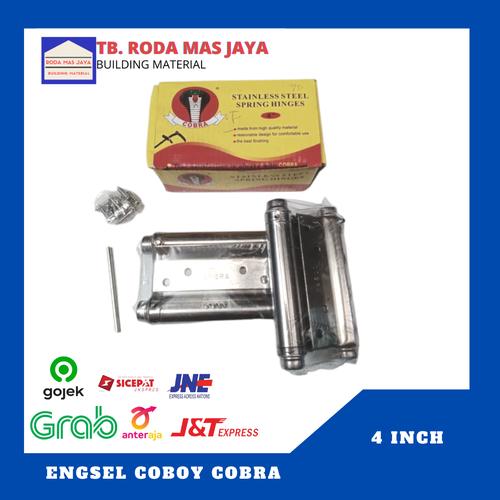 Jual Engsel Coboy/Engsel Koboi/Double Action Spring Hinge 4" Cobra ...