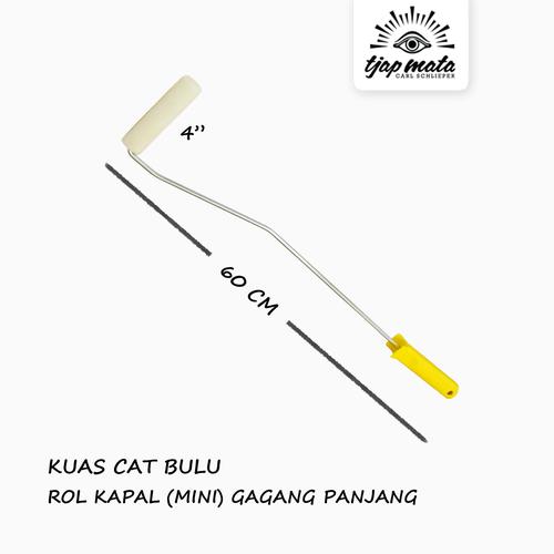 Jual TJAP MATA / CAP MATA Kuas Cat Bulu Rol Kapal 4" (Kecil) Panjang 60 ...