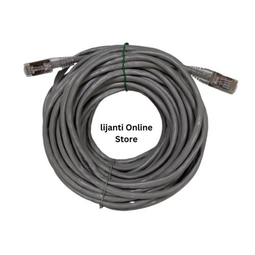 Jual Kabel Lan Cat 5e UTP/Indoor + Konektor RJ45 Besi/Plug Boot Siap ...