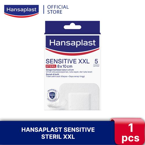 Promo HANSAPLAST Plester Sensitive Steril XXL isi 5 P3K Bantalan - Utk ...