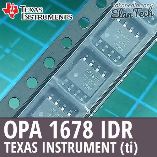 Jual OPA1678 / OPA1678IDR Texas Instruments TI Ori Original Asli Elantech - CHIP ONLY - Jakarta ...