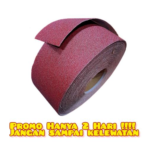 Jual Amplas Meteran no 80-120-180-240-320-360 harga per roll / Amplas ...