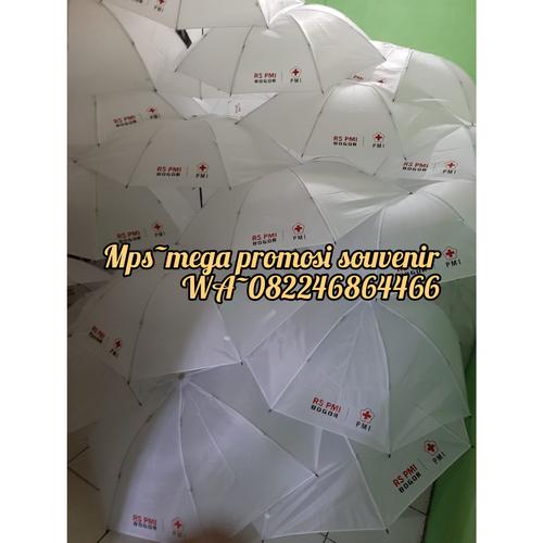 Jual payung lipat warna putih -payung promosi polos bisa custom - Putih ...