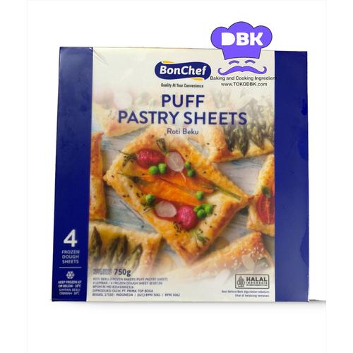 Jual Bonchef Danish Puff Pastry 750G / 4 sheet lembar import - PUFF ...