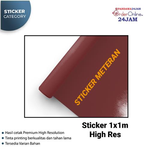 Jual PRINT CUSTOM STIKER HI-RES TRANSPARAN VINYL ONEWAY 1m/segi - Vinyl ...