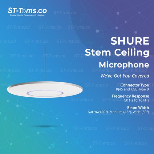 Promo Shure Stem Ceiling Microphone Array For Business Conferencing ...