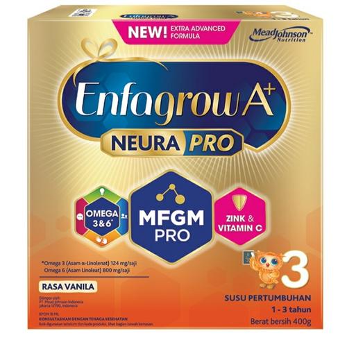 Jual Enfagrow A+ 3 Susu Pertumbuhan Anak 1-3 Tahun Vanila 400 g - Kota ...