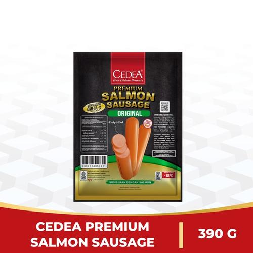 Jual SOSIS SALMON PREMIUM CEDEA 390GR FISH SAUSAGE OMEGA 3 ISI 6PCS ...