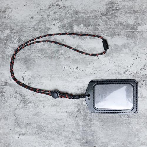 Promo Lanyard Id Card Kulit Sintetis Gantungan Name Tag Tali Paracord ...
