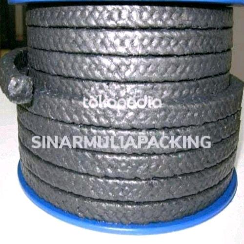 Jual gland packing fure graphite wite 1/4" 6mm x 6mm x 1 Rool - Jakarta ...
