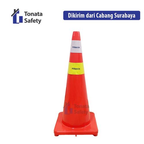 Jual Safety Traffic Cone 90 cm / Kerucut Lalu Lintas Tonata 3.2 Kg ...