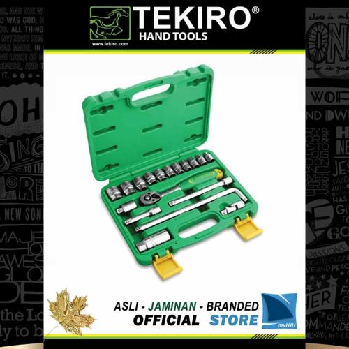 Jual TEKIRO KUNCI SOCKET 18 PCS 6-22MM 3/8 INCH-KUNCI SOK TEKIRO 18 PCS - Jakarta Barat - Hand ...