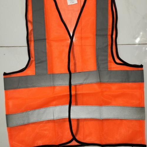 Jual rompi poleyester , rompi proyek , orange ,4 line , gosave - Kota ...