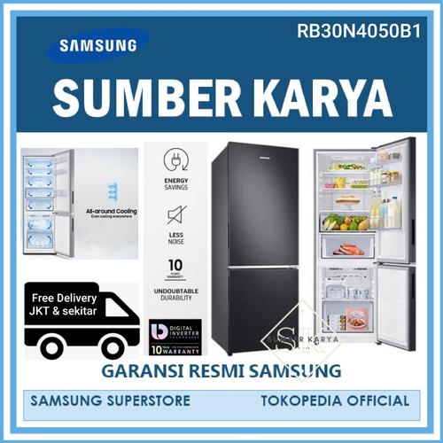 Promo RB30N4050B1/SE SAMSUNG Bottom Freezer Bawah 315L KULKAS 2 PINTU ...