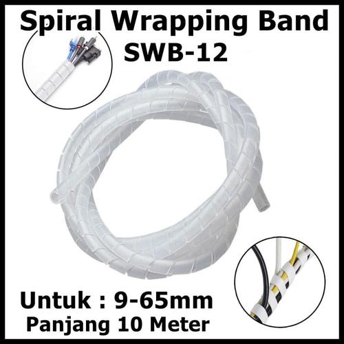 Jual Spiral Band Untuk Merapikan Membungkus Pelindung Kabel Wrap ...