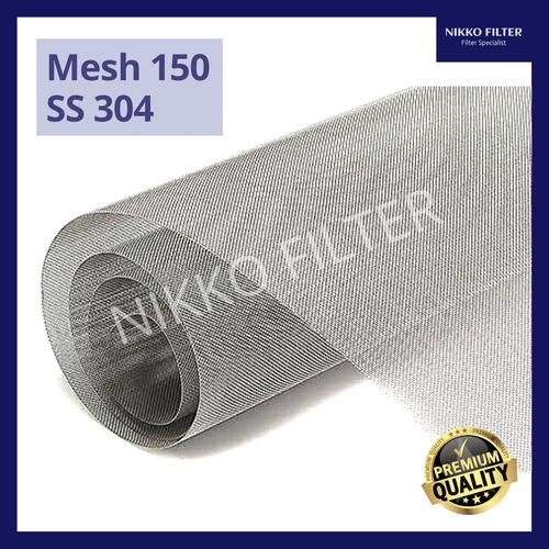 Jual Wiremesh 150 Saringan SS 304 1M / Kawat Nyamuk Wire Mesh Stainless 150 - Tebal 0.05 ...