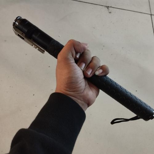 Jual Stik Baton Police Otomatis Lock n Pull Panjang Besi Baja Model ...