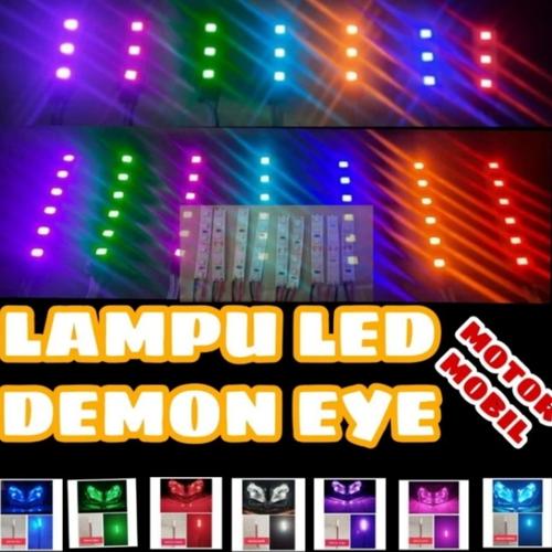 Jual LAMPU LED Demon DEVIL EYE 12V 3 TITIK ALL MOTOR 12V - ice blue ...