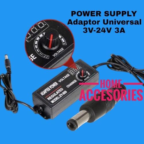 Jual Adaptor Adjustable Power Supply 3V-24V 3A 72W 24V 2A 24V 1A LED Displa - 24V 1A - Jakarta ...